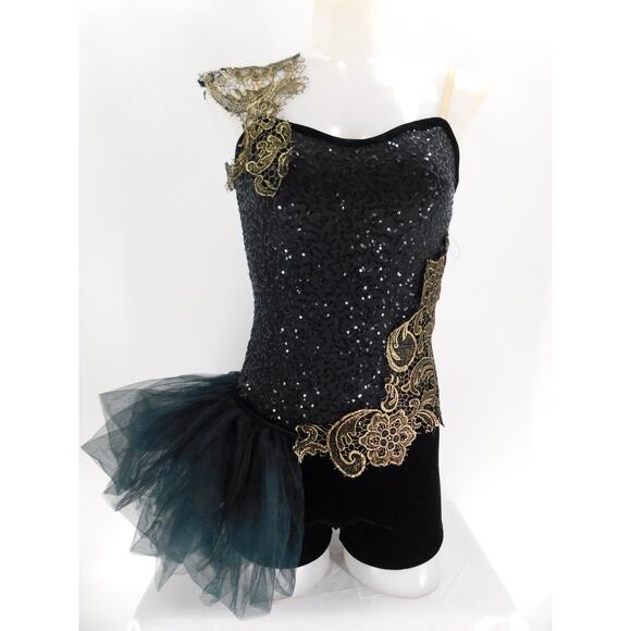 Weissman | Other | Dance Costume Weissman 6797 Medium Adult Gold Jazz ...